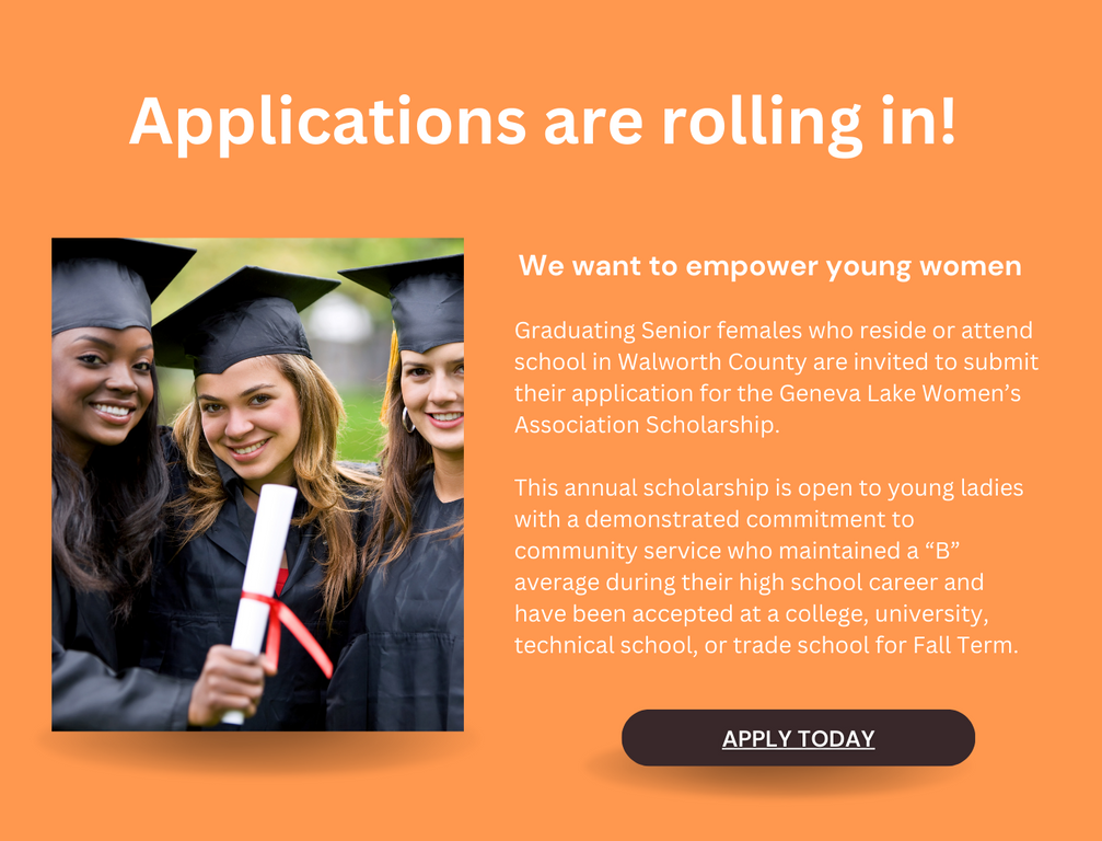 Scholarship Application - Geneva Lake Women's Association